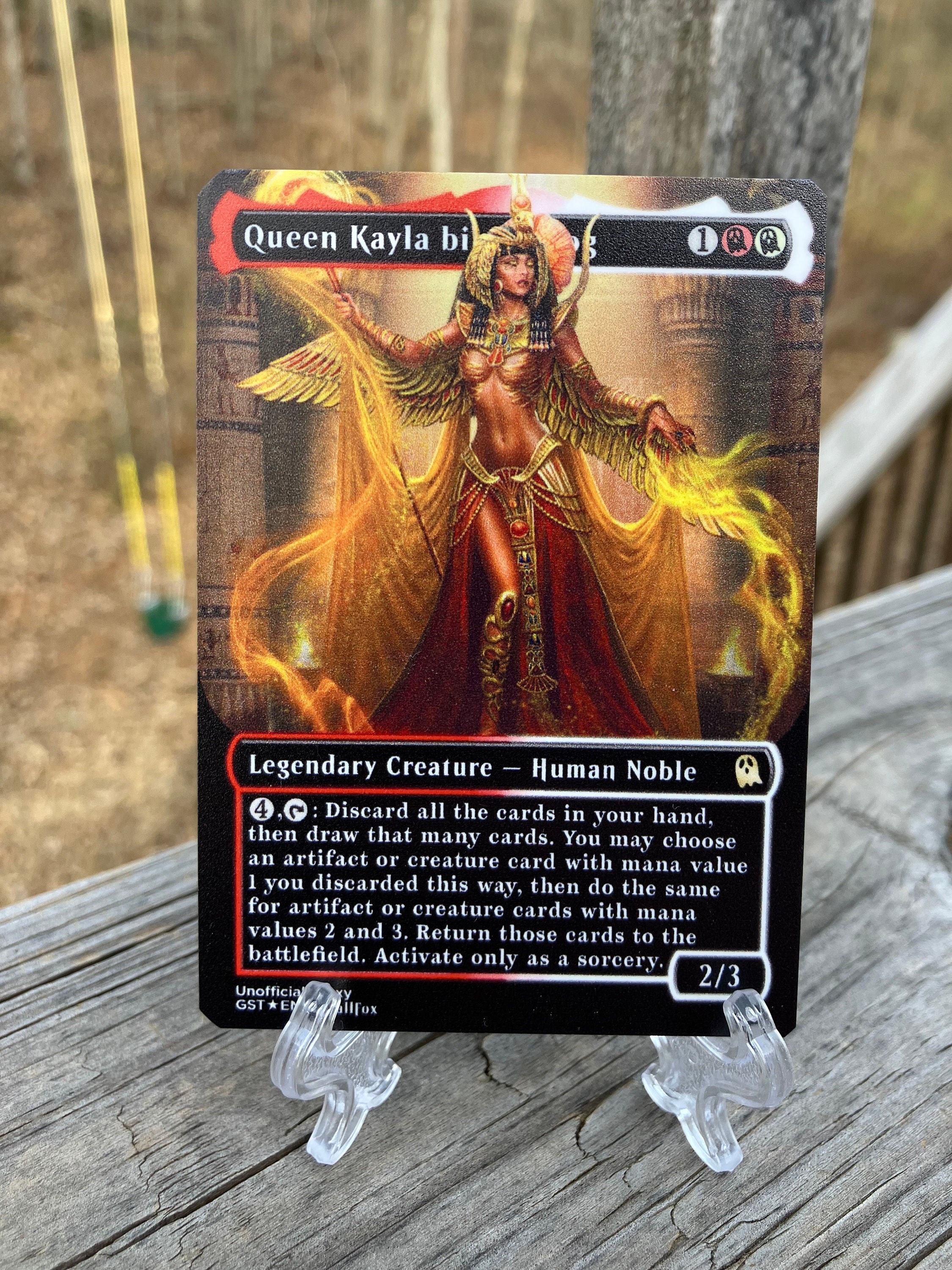 Queen Kayla Bin-kroog Borderless Neon Metal Proxy for - Etsy