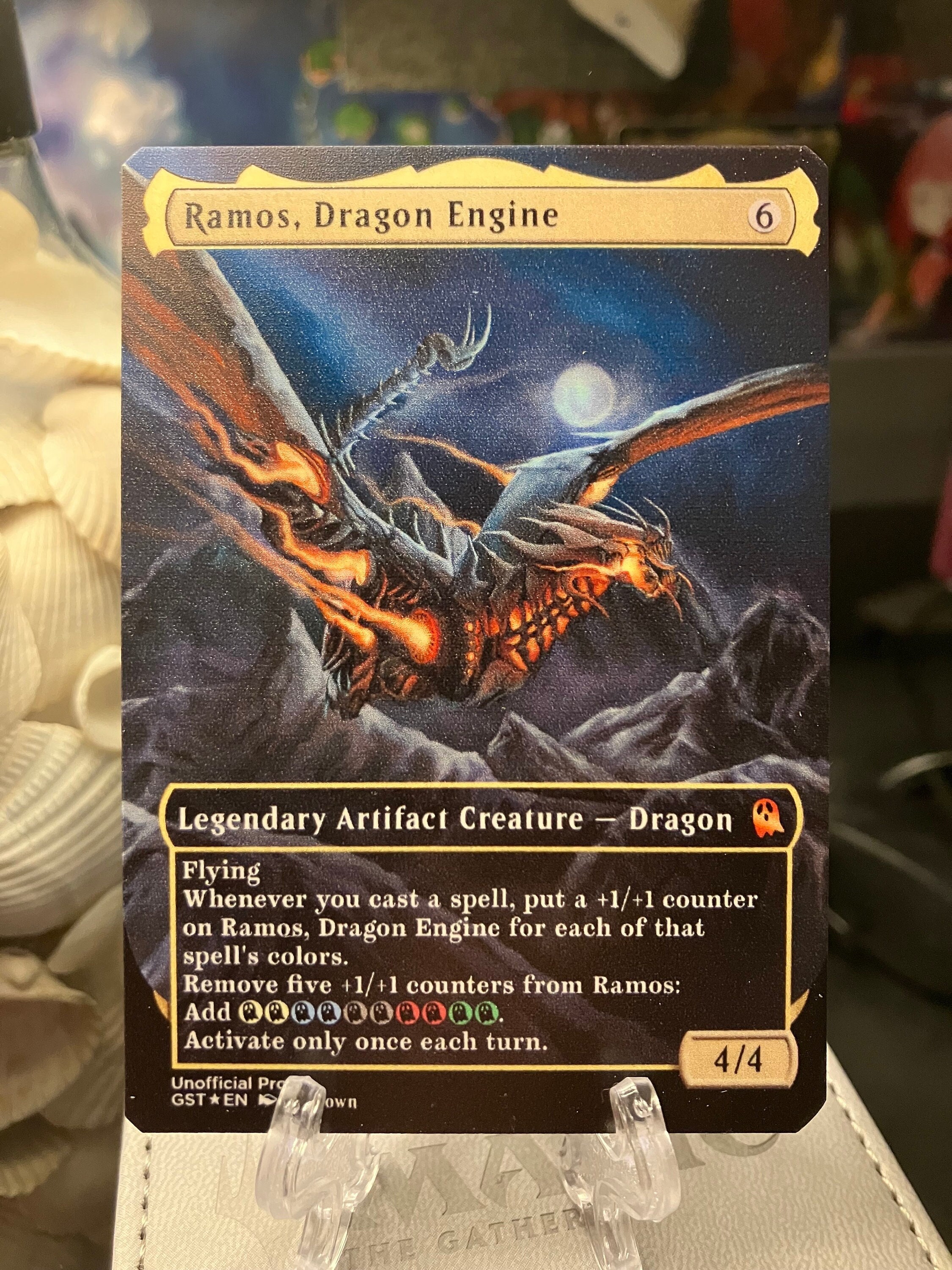 Ramos Dragon Engine Full Borderless Metal Proxy for Commander - Etsy