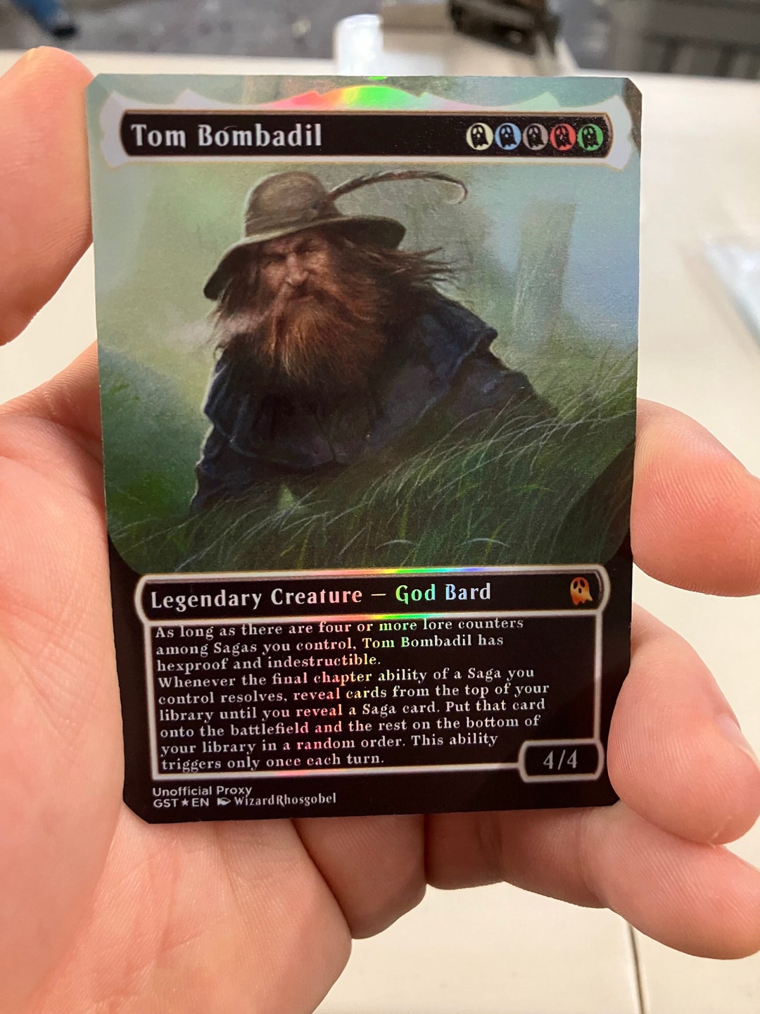 Tom Bombadil Foil Borderless Metal Proxy for Commander - Etsy