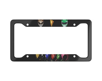 Power Rangers License Plate - Etsy