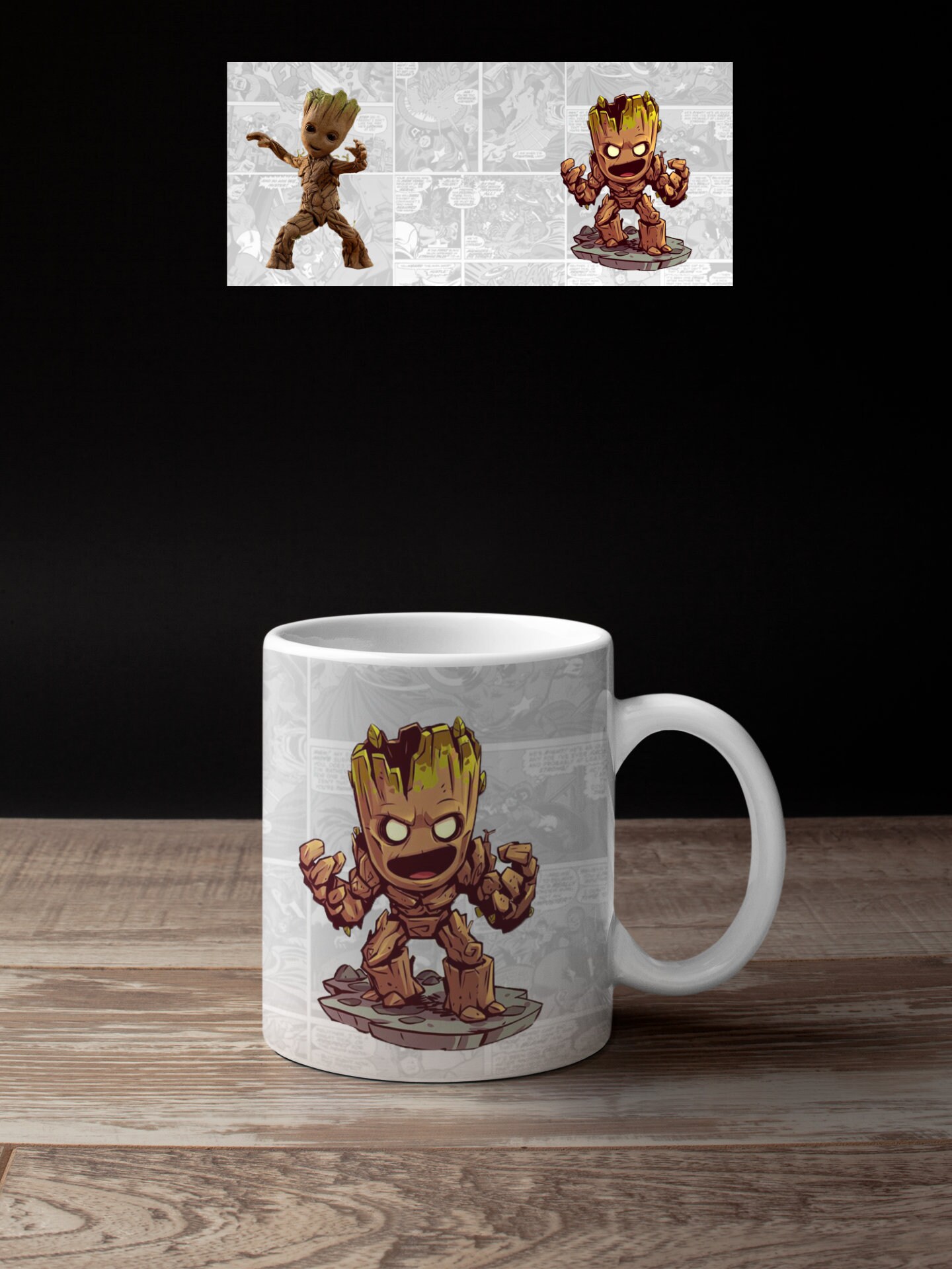 Marvel Groot Mug Groot Clip Art Groot Real Avengers - Etsy
