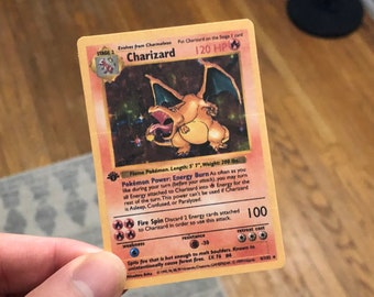 Charizard 1st Edition Card | Etsy