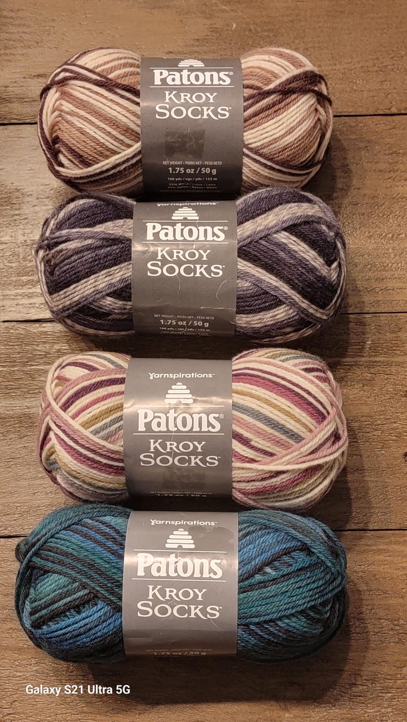 Patons Kroy Socks Yarn by Yarnspirations - Etsy