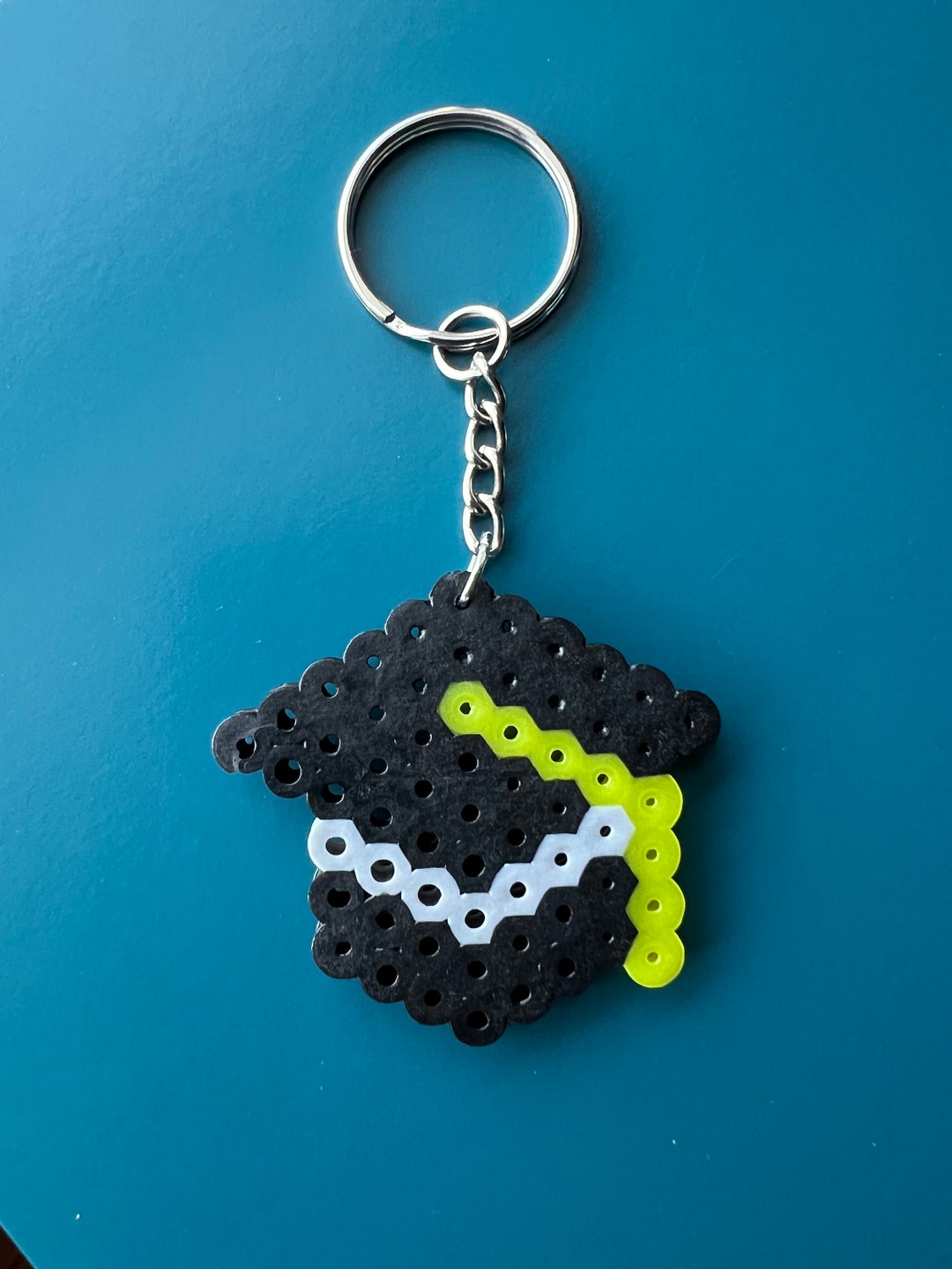 Graduation Cap Keychain Fused Beads Trendy 2-inch Charm Great Gift for ...