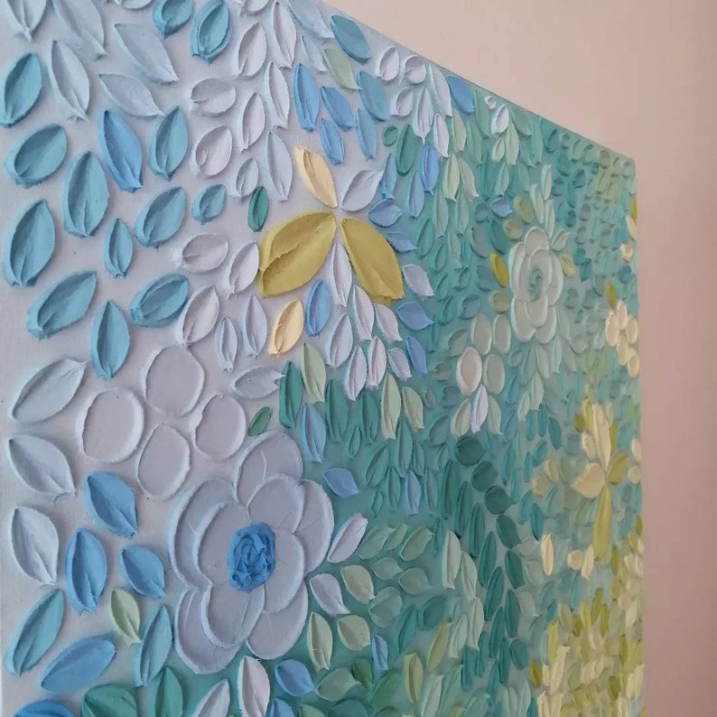 Texture Floral Painting | Texture Flower Painting | Floral Painting ...