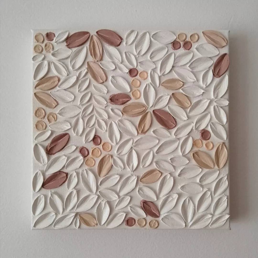 Texture Floral Painting | Texture Flower Painting | Floral Painting ...