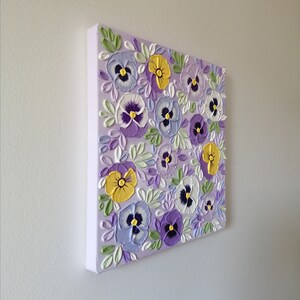 Texture Floral Painting | Texture Flower Painting | Floral Painting ...