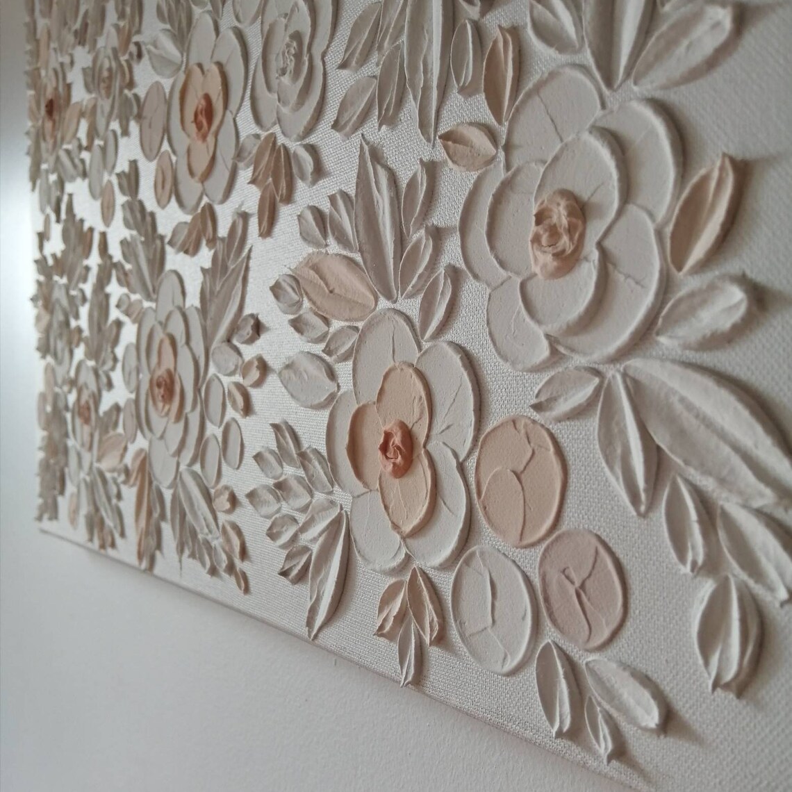 Texture Floral Painting Texture Flower Painting Floral Painting 3D ...