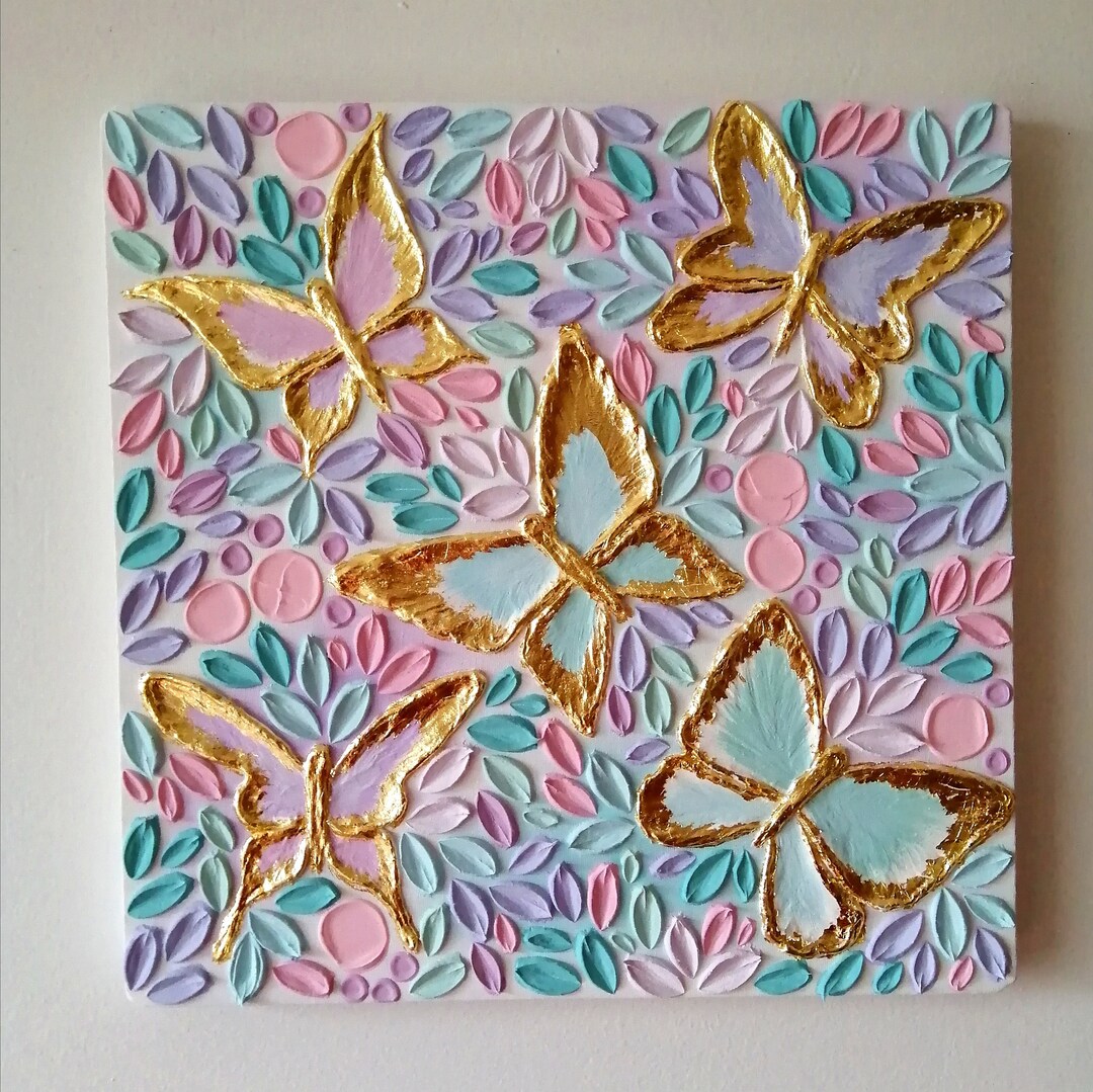 Texture Floral Painting | Texture Flower Painting | Floral Painting ...