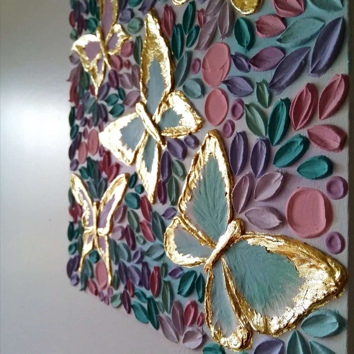 Texture Floral Painting | Texture Flower Painting | Floral Painting ...