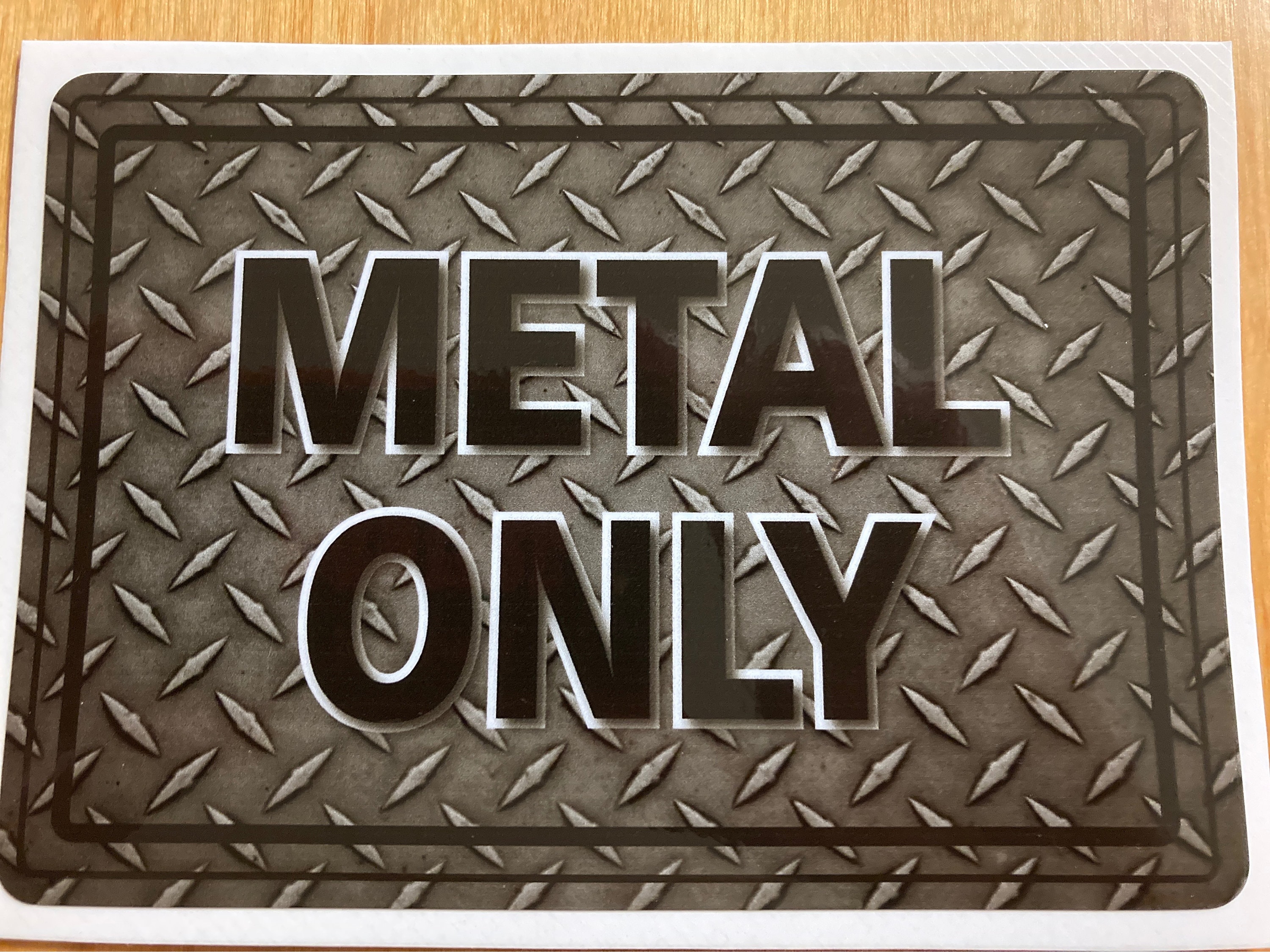 Heavy Metal Sticker Holographic Stickers - Etsy