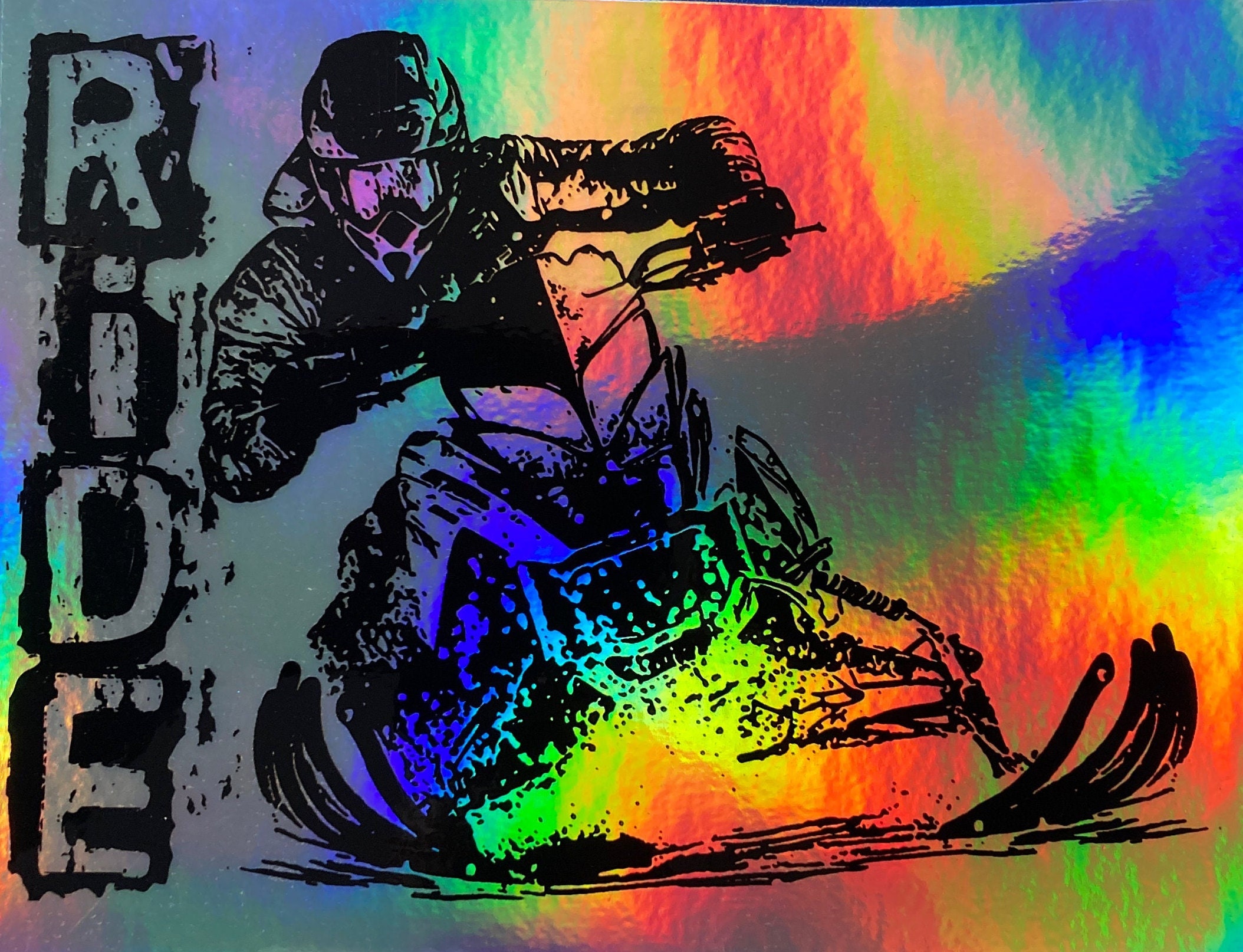 Snowmobile Sticker | Laminated Available | Snow Lovers | Powersports ...