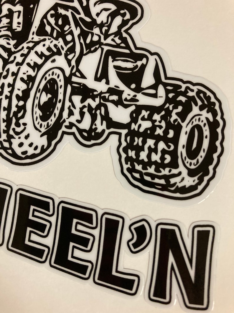 ATV Sticker | 4-wheeler Sticker | Laminated Weatherproof | Powersports ...