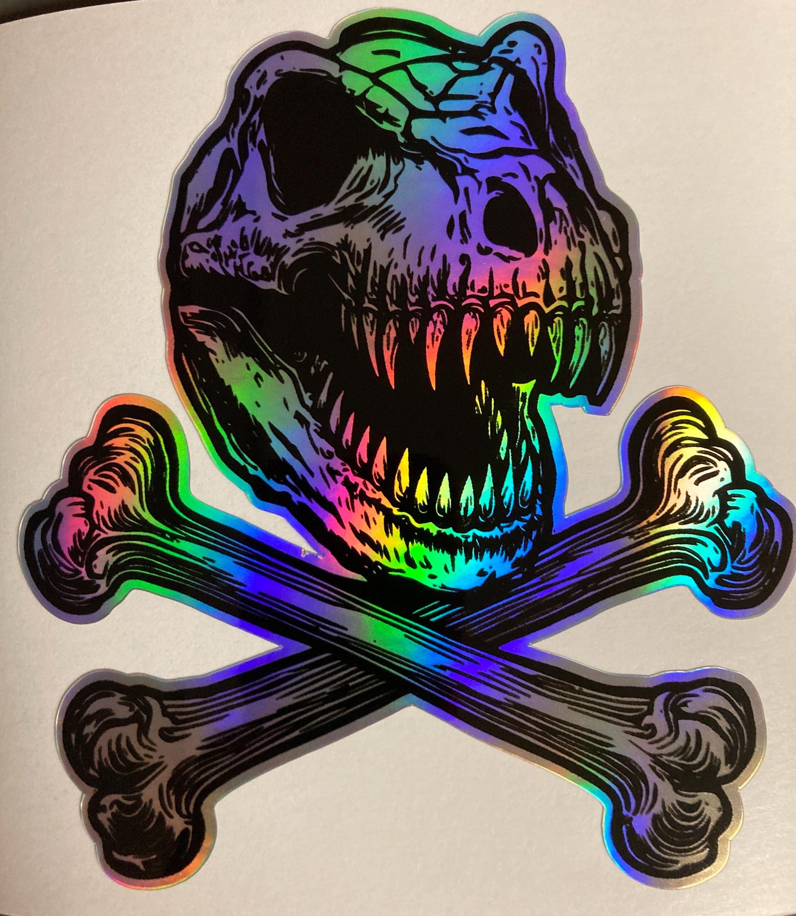 T-rex Skull Sticker | Tyrannosaurus Rex Dinosaur Bones | Prehistoric ...