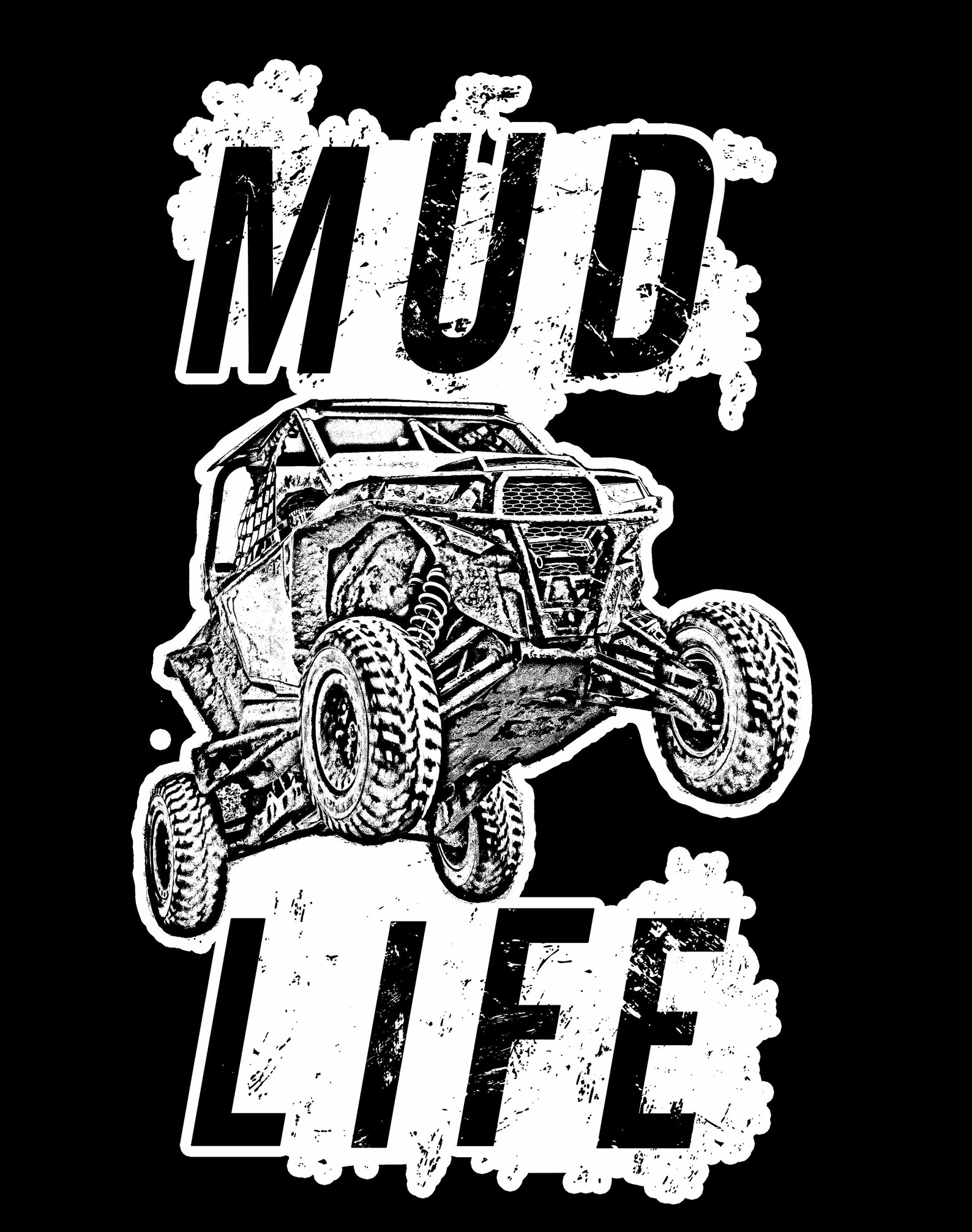 UTV Sticker | Mud Lover | 3 Versions Available | Powersports Stickers ...