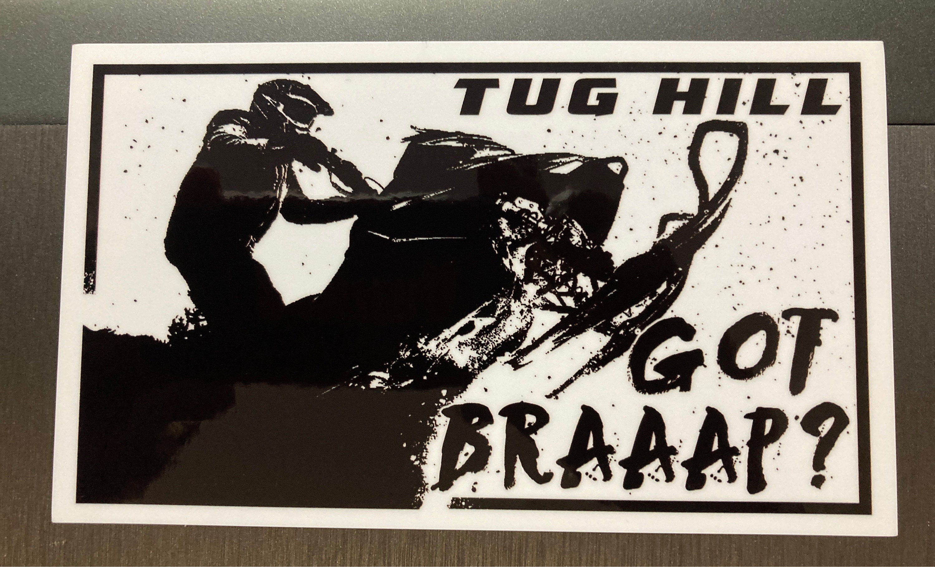 Snowmobile Sticker, Laminated - Etsy