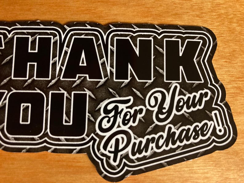 Thank You Sticker, Single or Sticker Bundles Available, Gratitude ...