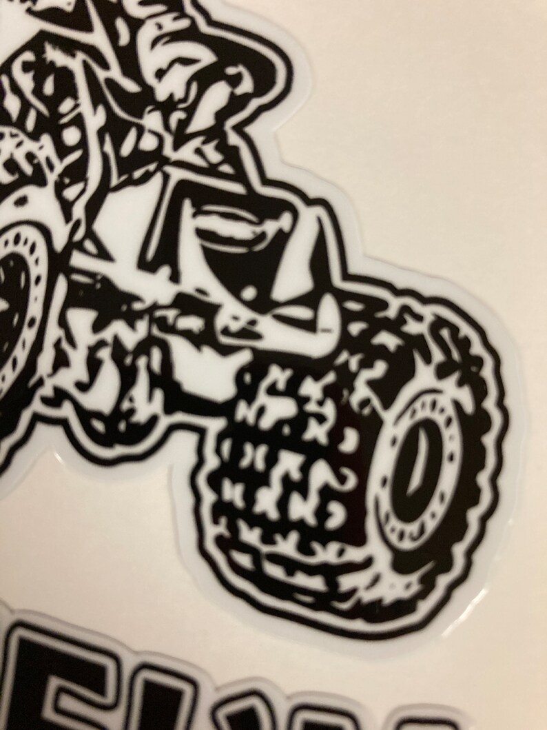 ATV Sticker | 4-wheeler Sticker | Laminated Weatherproof | Powersports ...