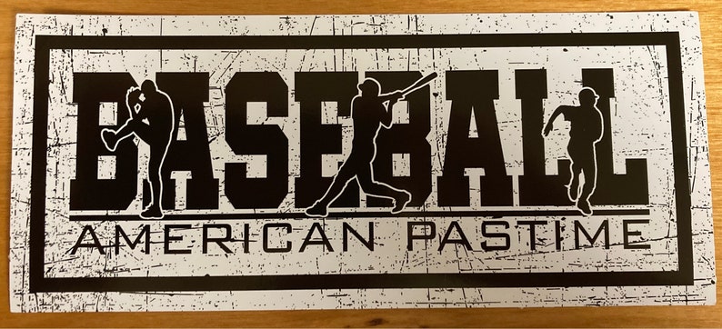 Baseball Sticker - Etsy