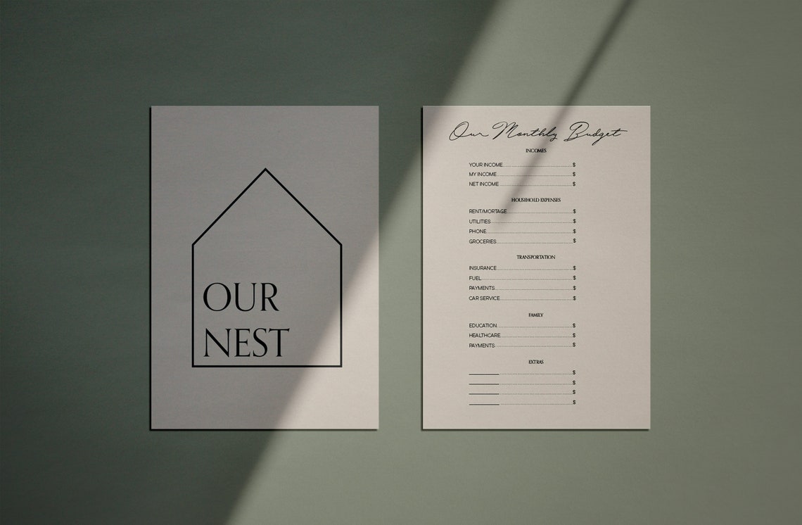 Household Binder Printable | Home Management Binder | Household Planner ...