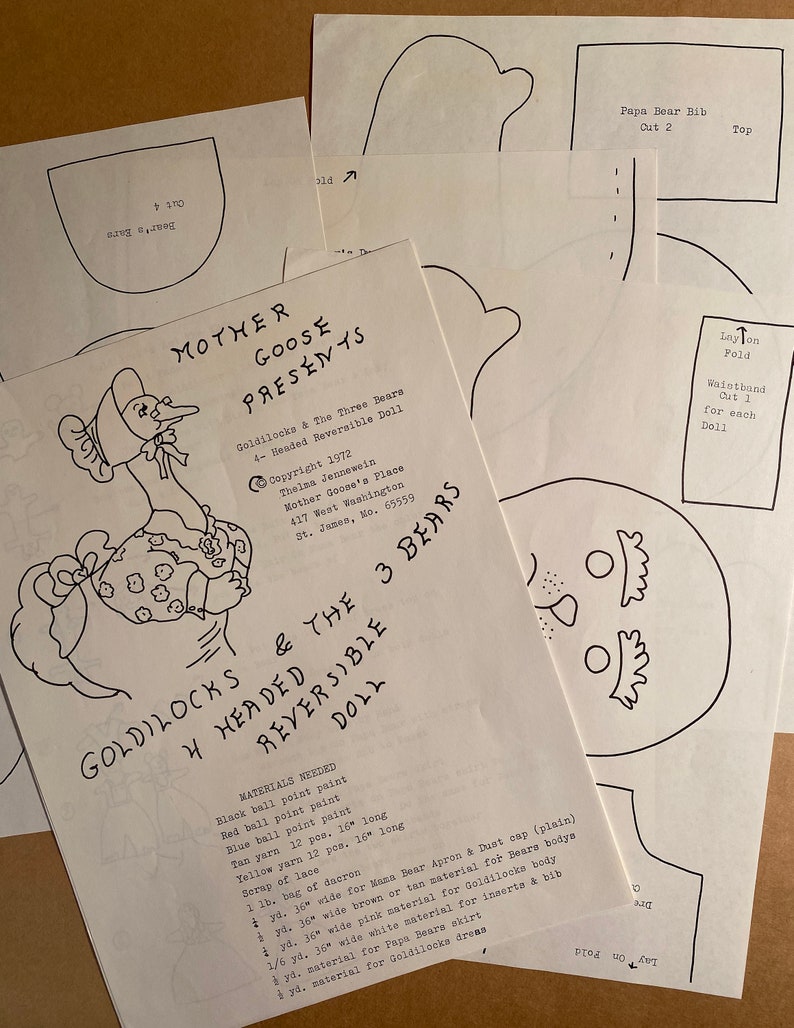 Topsy-turvy Vintage Doll Patterns & Paper Dolls - Etsy