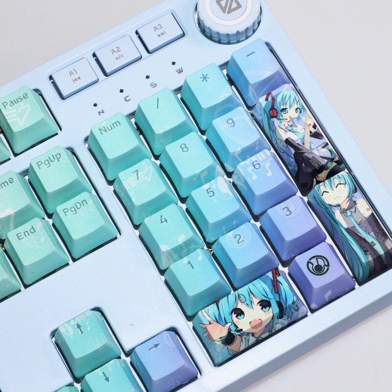 Pretty Anime Girl High End Keycap Set With 2 Version of - Etsy UK