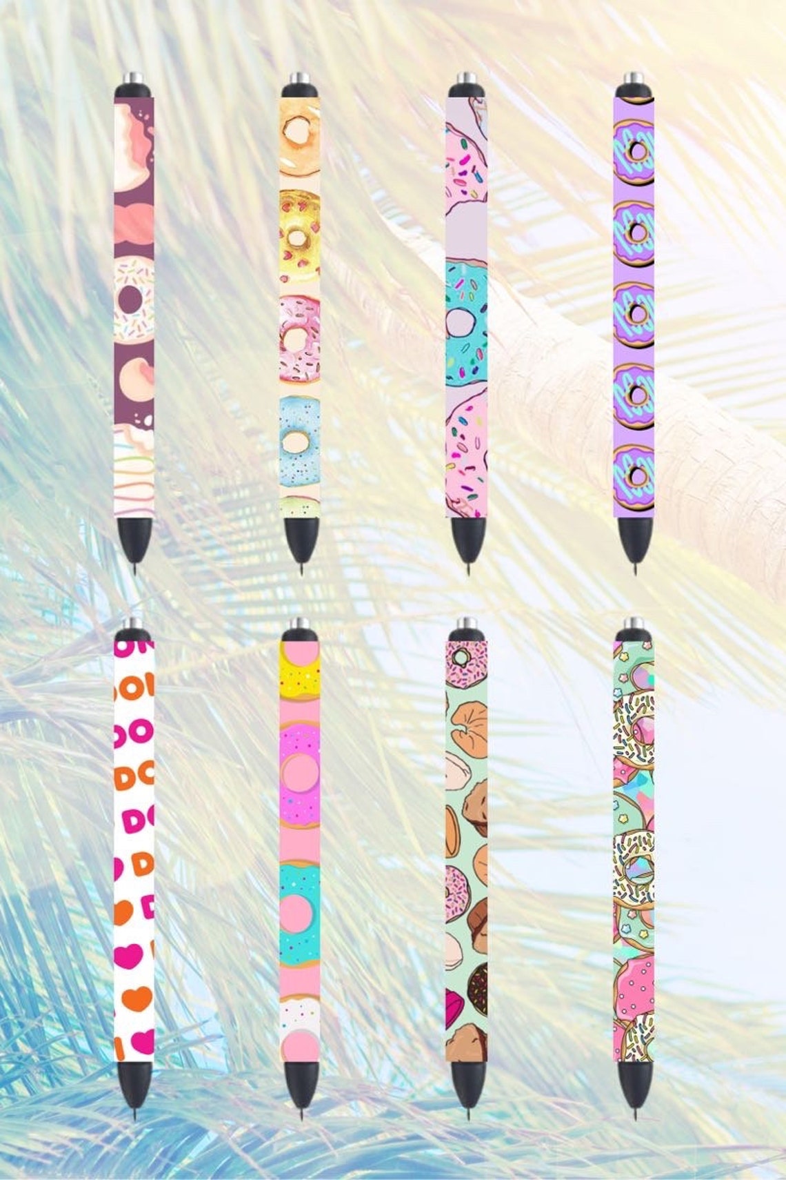 Donut Pen Wraps 8 Designs PDF PNG Digital Download - Etsy