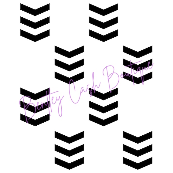 Arrow Chevron Pattern SVG PNG Digital Download | Etsy