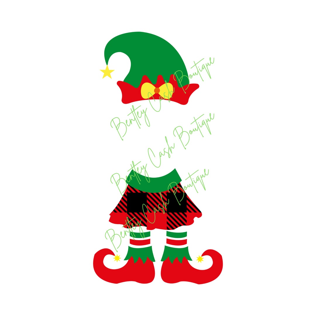 Christmas Girl Elf - SVG, PNG - Digital Download - Etsy