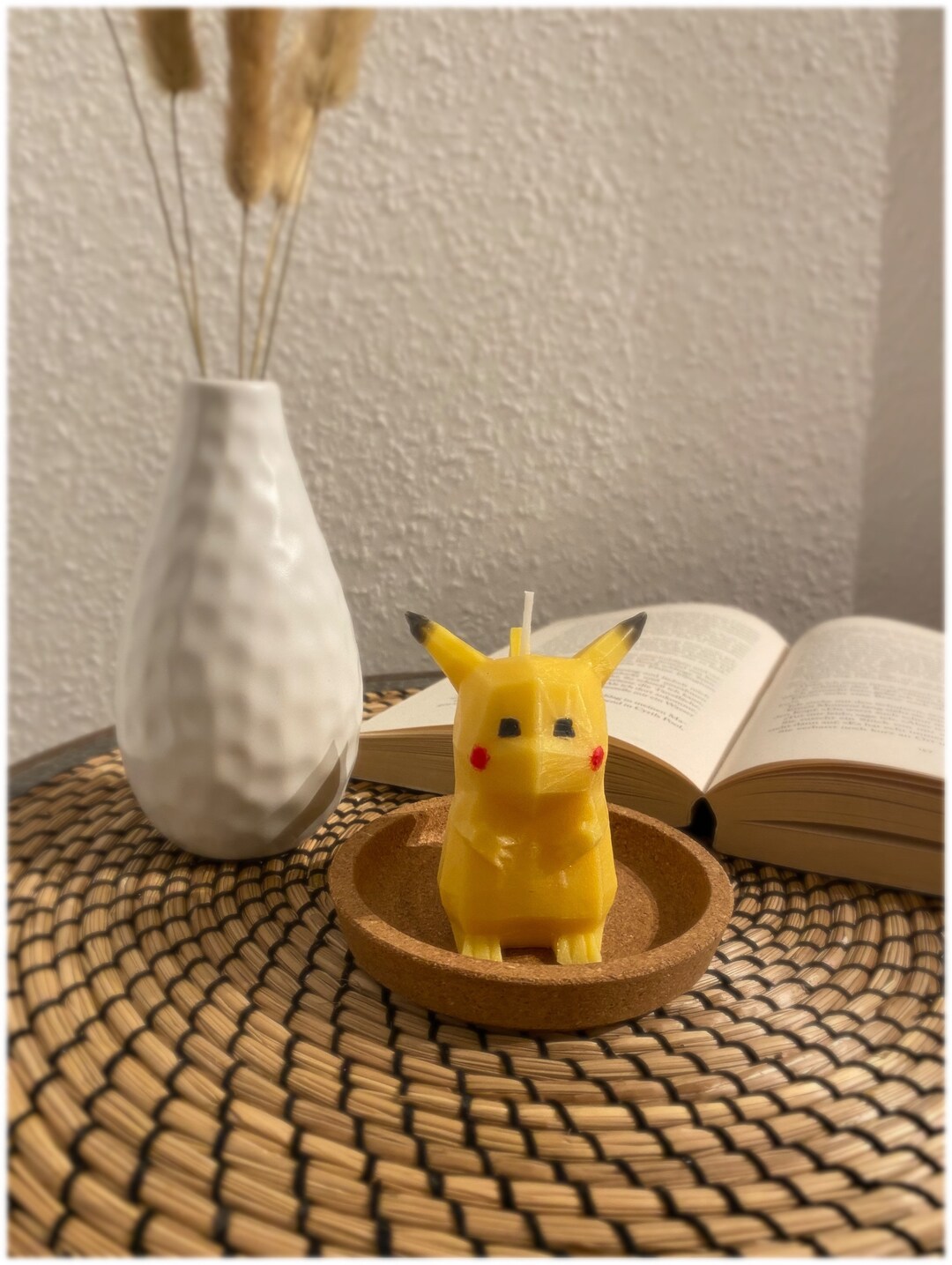 Pikachu Candle Pokémon Art - Etsy