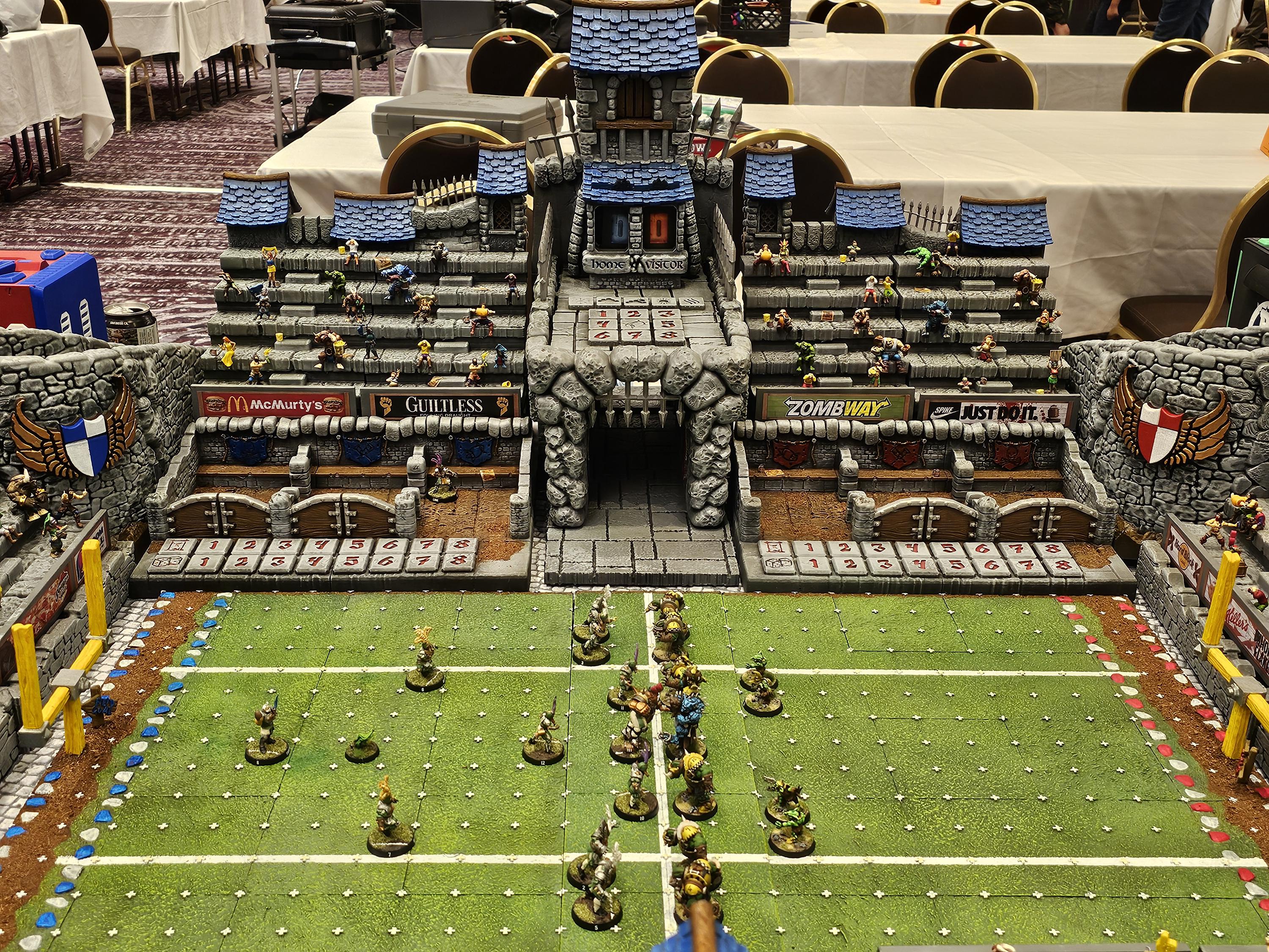 3D Printed - Blood Bowl Stadium (pitch IS Included) - Etsy