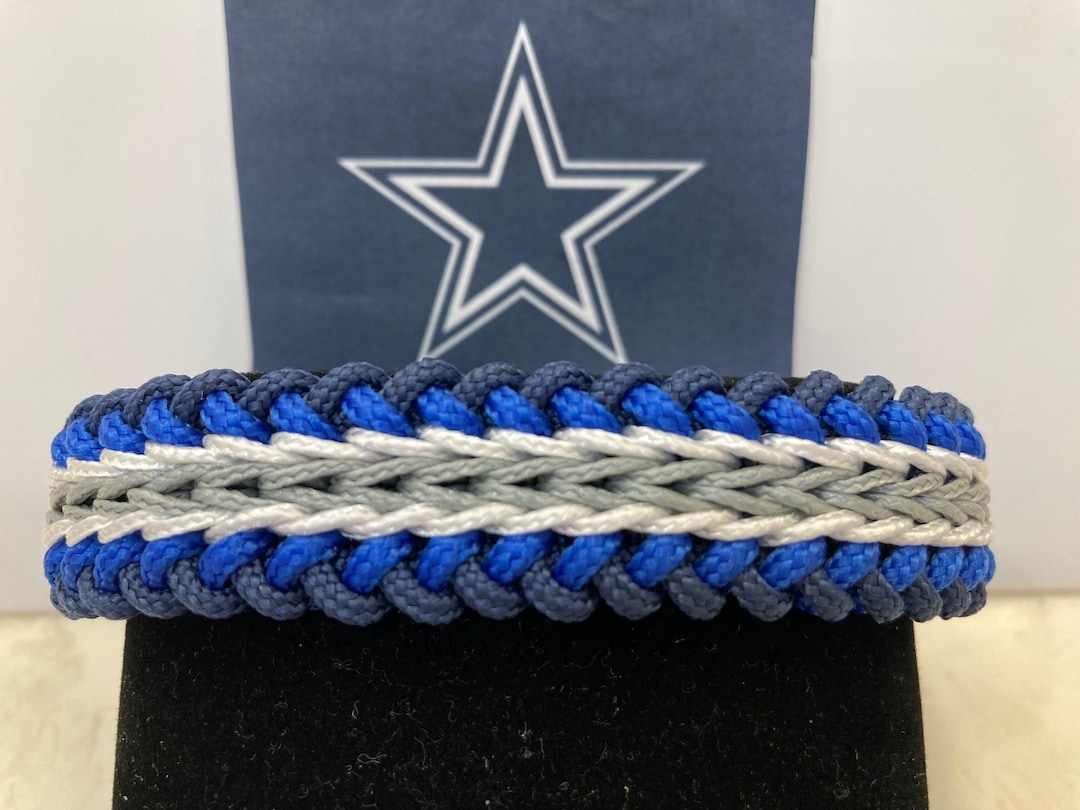 NFL Dallas Cowboys Bracelet, Paracord Bracelet for Cowboys Fan ...