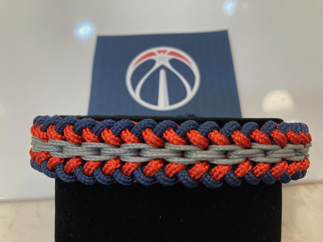 NBA Washington Wizards Bracelet, Paracord Bracelet for Wizards Fan ...