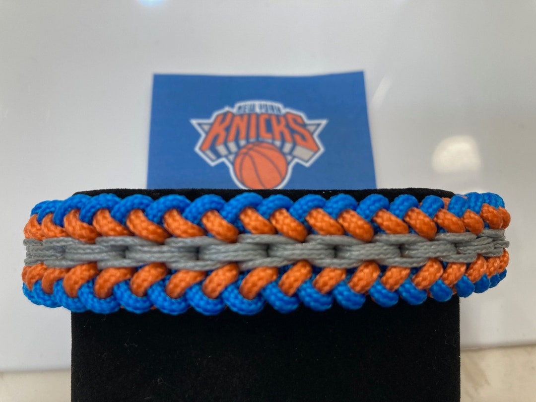 NBA New York Knicks Bracelet, Paracord Bracelet for Knicks Fan, Basket ...
