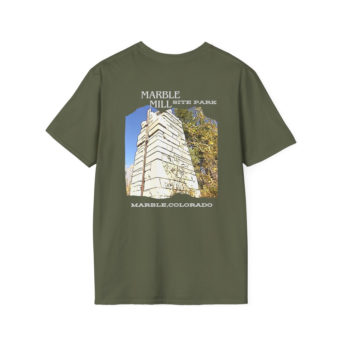 Marble Mill Site Park Dark Colors - Etsy