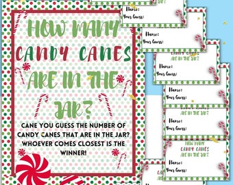 Guess How Many Christmas - Etsy