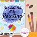 Painting Station Sign, Party Sign, Digital, Painting Sign, Painting ...