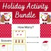 Teachers - Holiday Activity Bundle, Classroom Activities, Digital Files ...