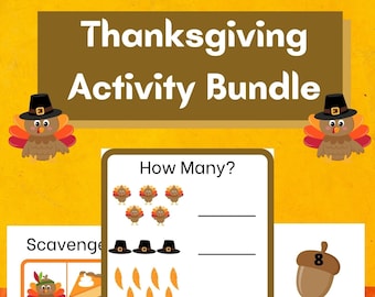 Thanksgiving Game Bundle, Fun Party Game Thanksgiving Printable ...