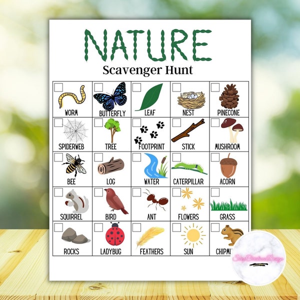 Nature Scavenger Hunt - Etsy