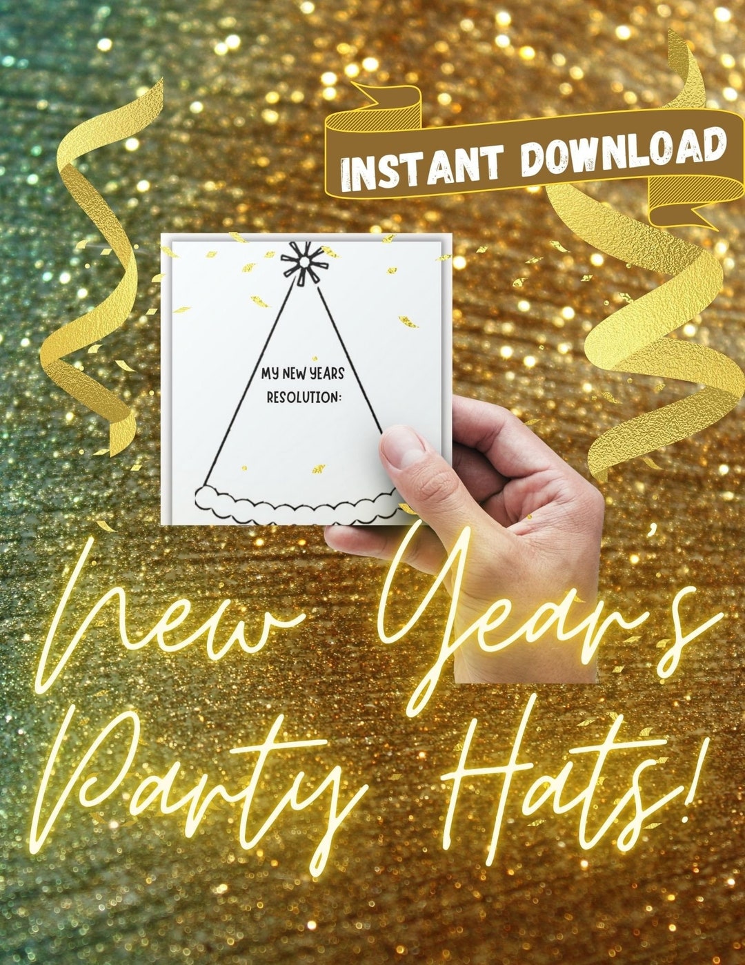 New Year's Activity, New Year's Kid Game, New Year's Resolution ...