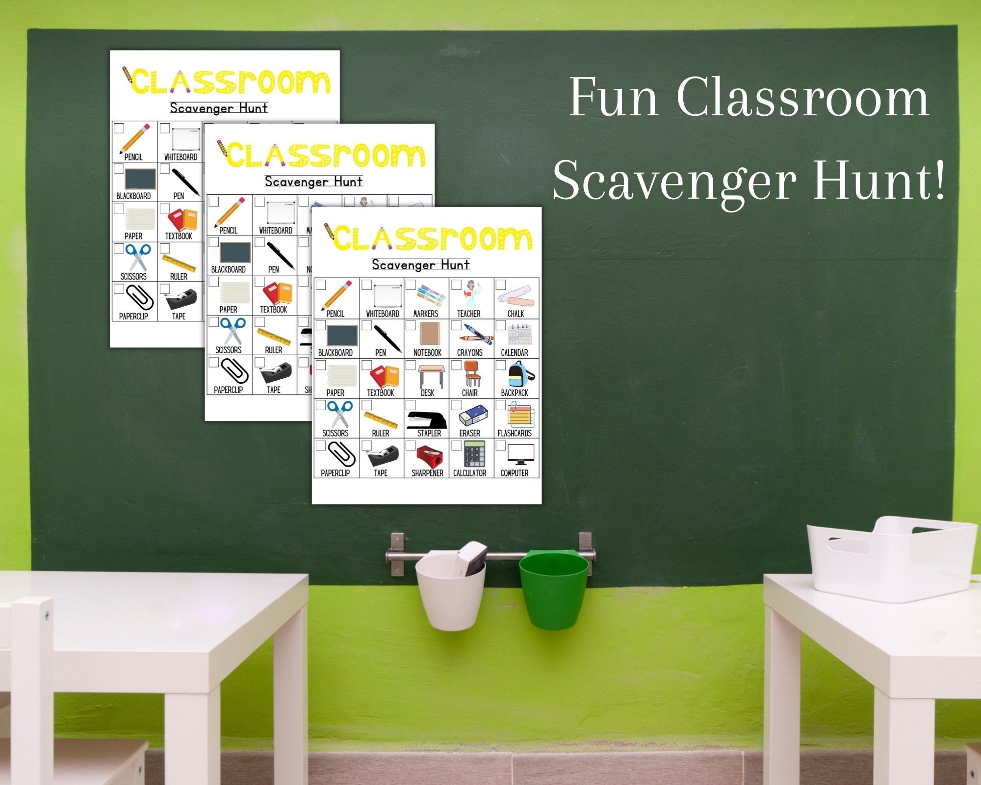 Printable Scavenger Hunt, Classroom Scavenger Hunt, Indoor Scavenger ...
