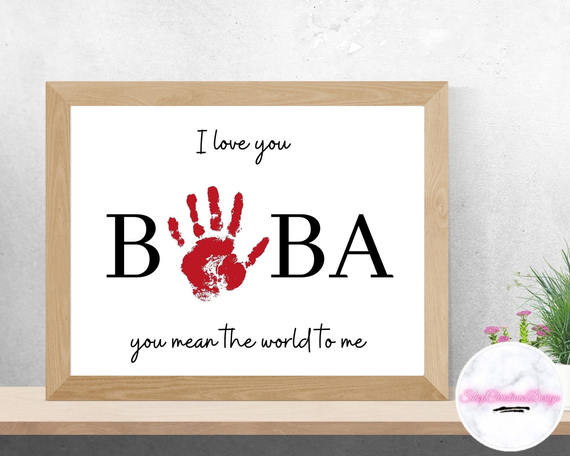Handprint Art Craft, Baba I Love You, Daddy Father's Day, Kids Baby ...