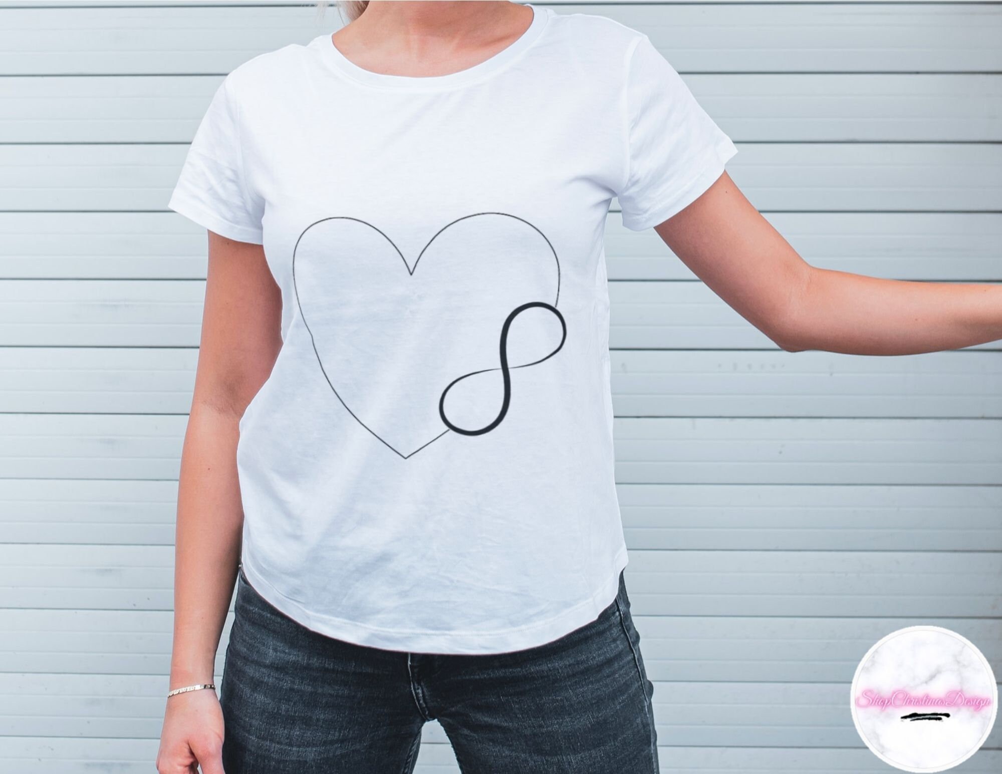 Heart Outline Digital Download, Open Heart, Infinity Sign, Heart ...