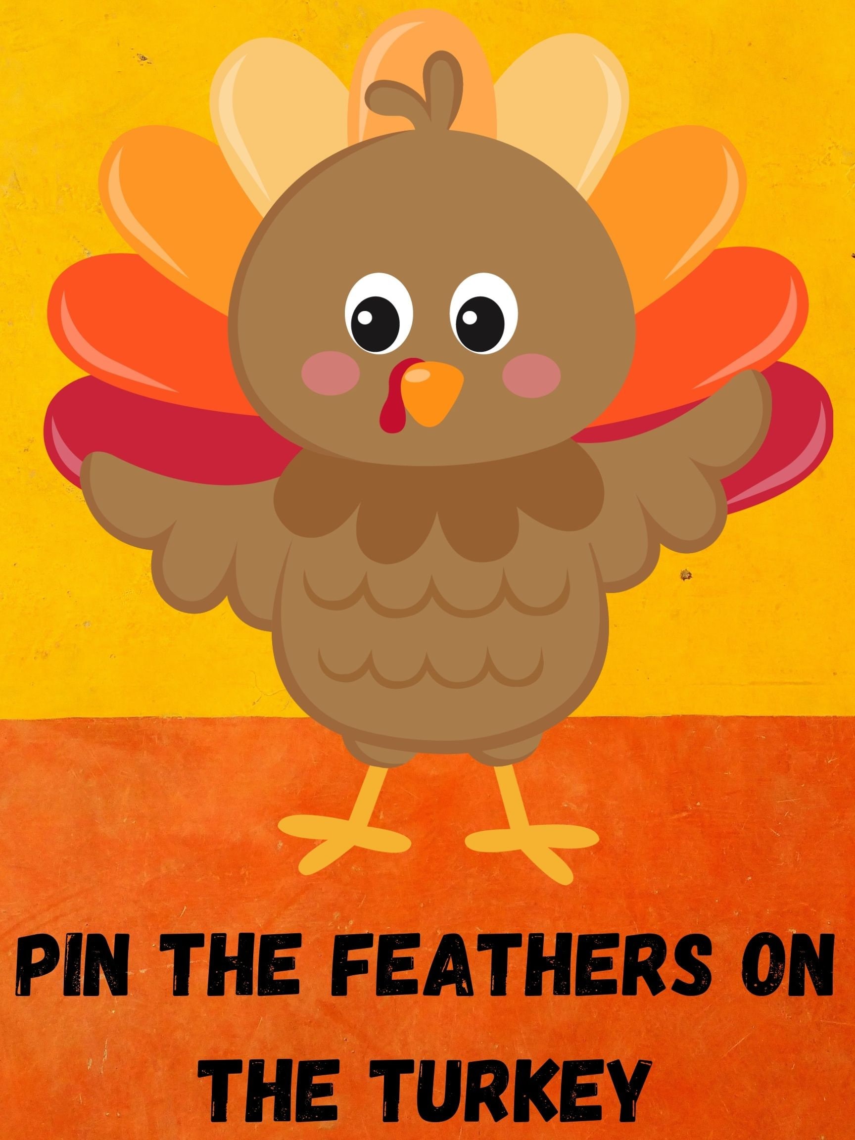 Bundle of Thanksgiving Day Pin the Turkey Games! Digital Pin the Turkey ...