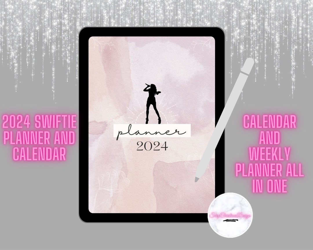 2024 Swiftie Calendar, Planner, Taylor Swift Calendar Planner, Gift for ...