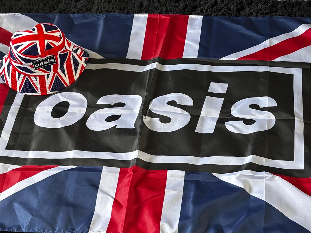 Oasis Union Jack Flag 5ft X 3ft With Matching Oasis Union Jack Bucket ...