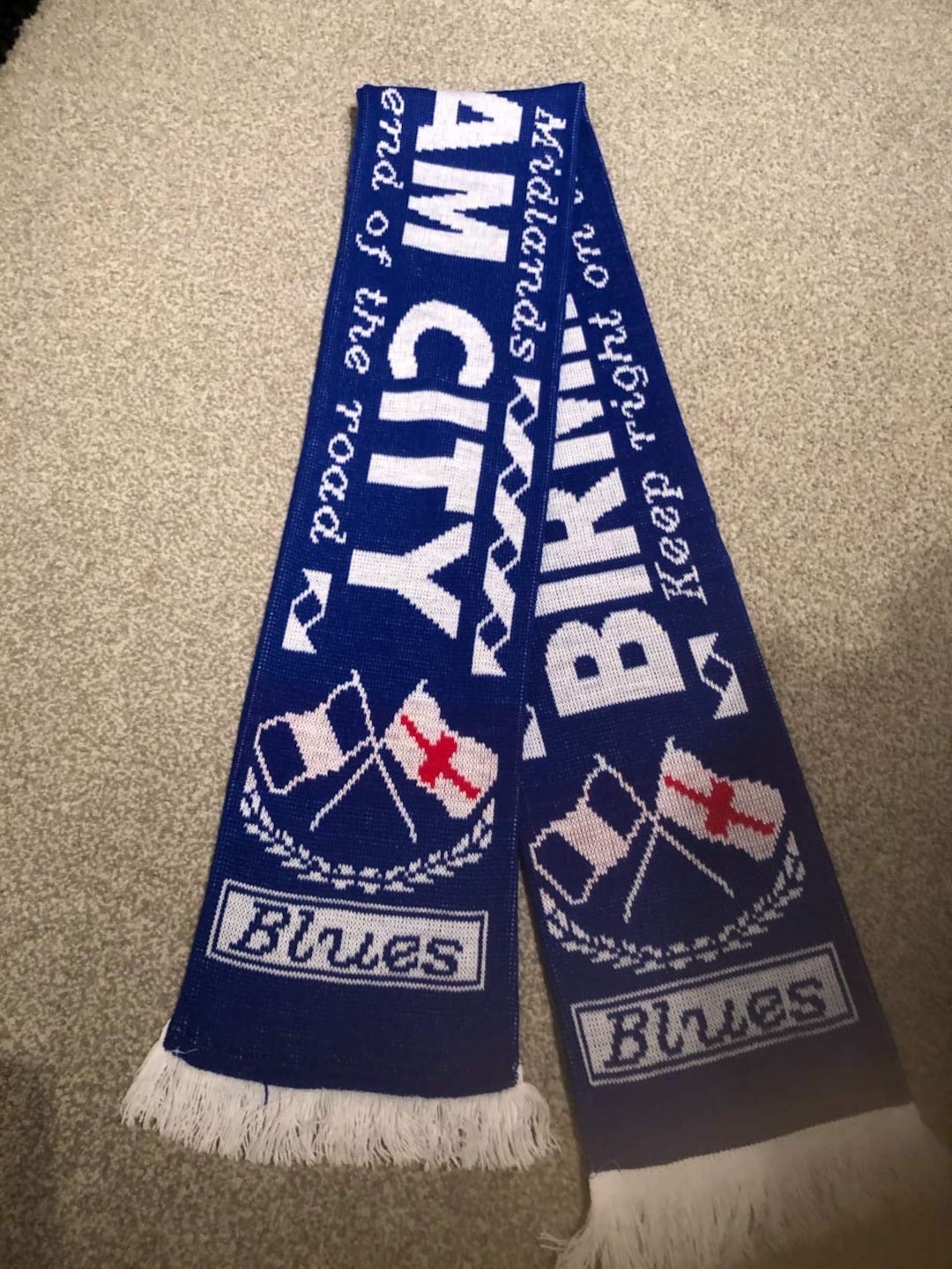 Birmingham City Football Club Supporters Scarf - Etsy