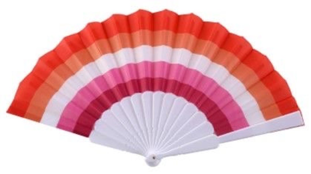 Lesbian Pride Hand Fan..lgbtq - Etsy