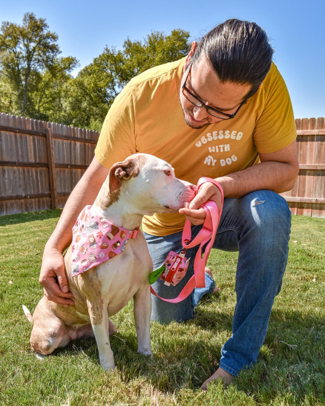 Pink Fall Dog Poop Bag Holder - Etsy